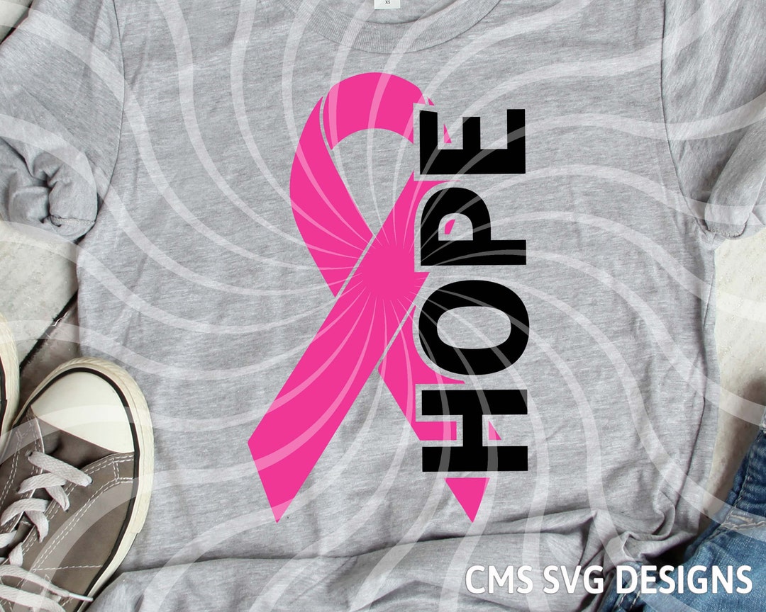 Cancer SVG, Cancer Ribbon Hope Svg, Love Svg, Cut File Cricut Maker ...
