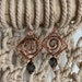 Gorgeous Hammered Copper Square Spiral Earrings - Etsy