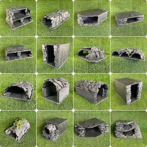Reptile & Aquatic Slate Cave Axolotl, Bearded Dragons, Plecos ...