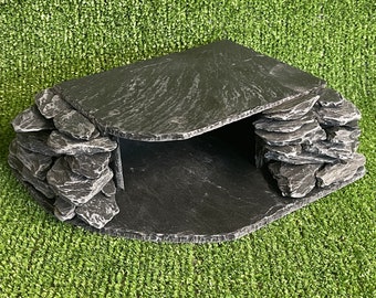 Natural SLATE Stone Rock Cave for Pleco Aquarium Fish Tank or - Etsy UK