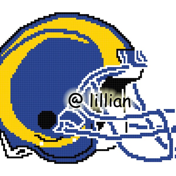 Cross Stitch Football Helmet Pattern - Etsy UK