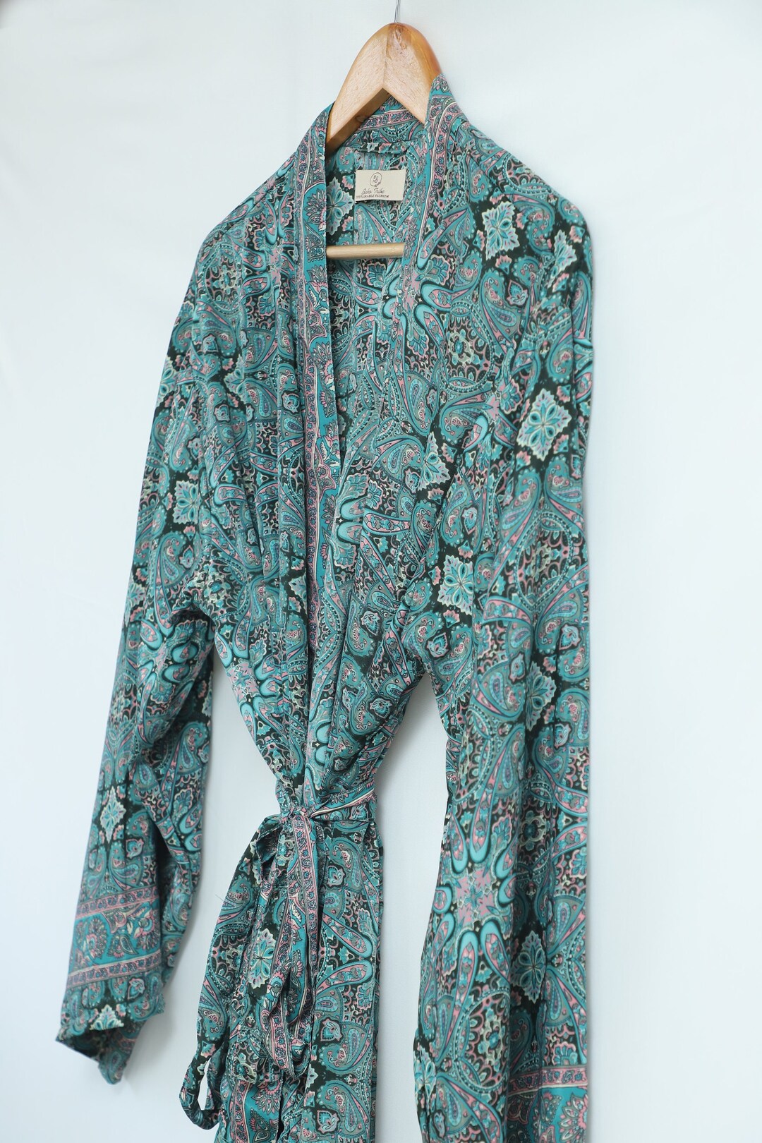 Unisex Regal Surplus Silk Blend Kimono House Robe| Unisex Loungewear ...