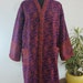 Unisex Handmade Yak Wool Mix Kimono/house Lounge Robe Purple & Red ...