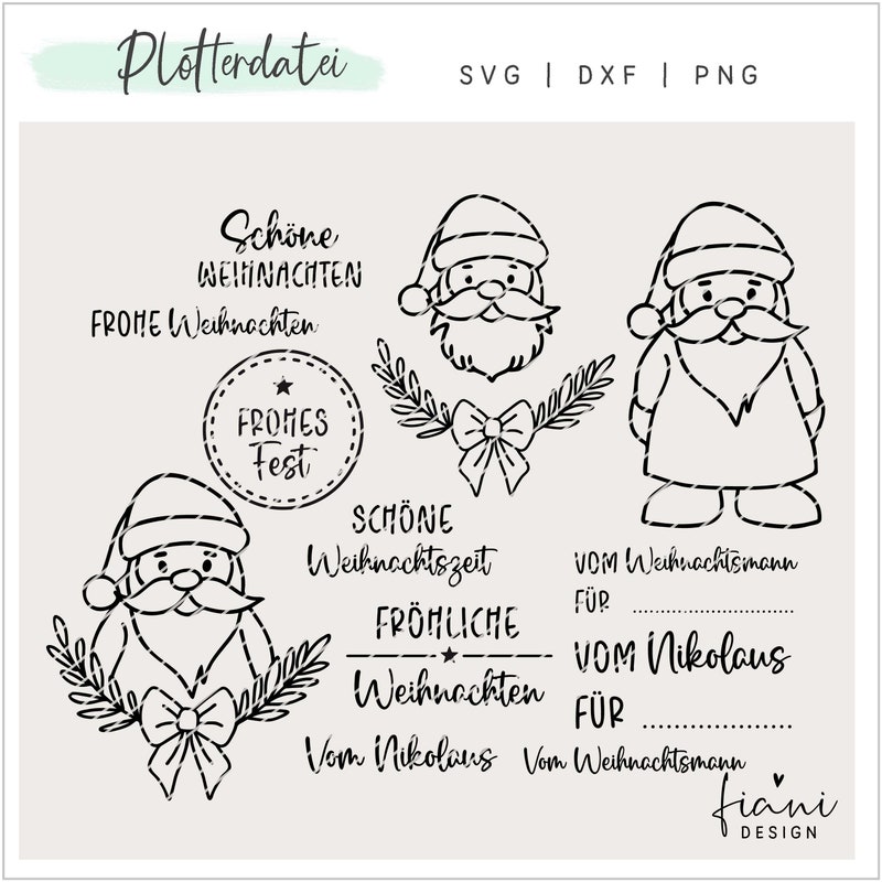 Plotterdatei nikolaus - Etsy.de