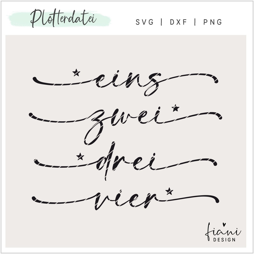 Plotter File Advent 1-4 Advent Numbers SVG - Etsy