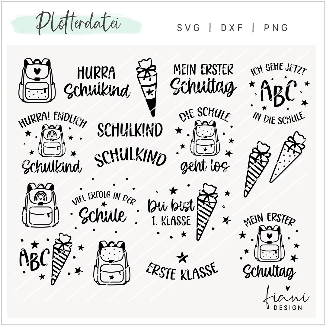 Plotter File School Enrollment Schoolchild School Start SVG, School Bag ...