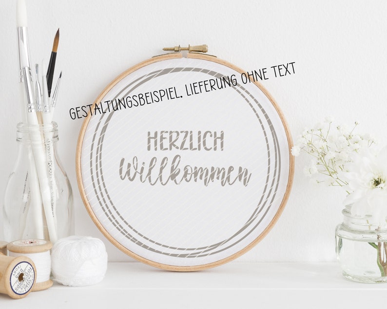 Plotterdatei Rahmen Kreise Stern Herz SVG - Etsy.de