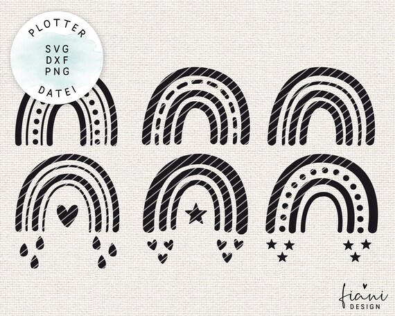 Plotterdatei Regenbogen SVG | Etsy