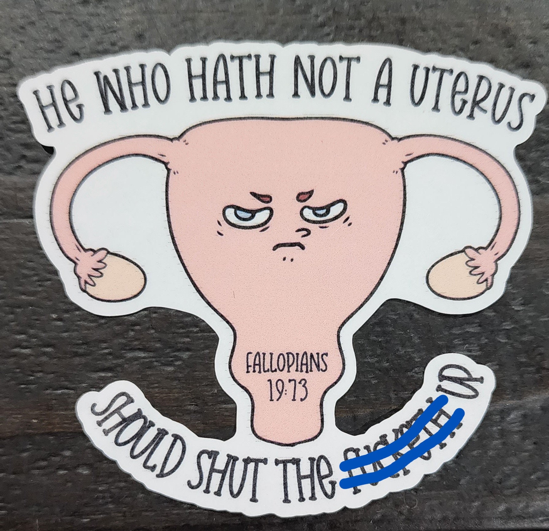 Uterus Stickers | Roe V Wade | Humor | B5G1 Free | FREE SHIPPING!! - Etsy