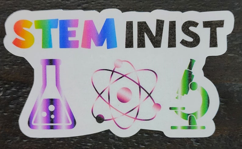 Women in STEM Stickers - Buy the Set and Get One Free - Etsy