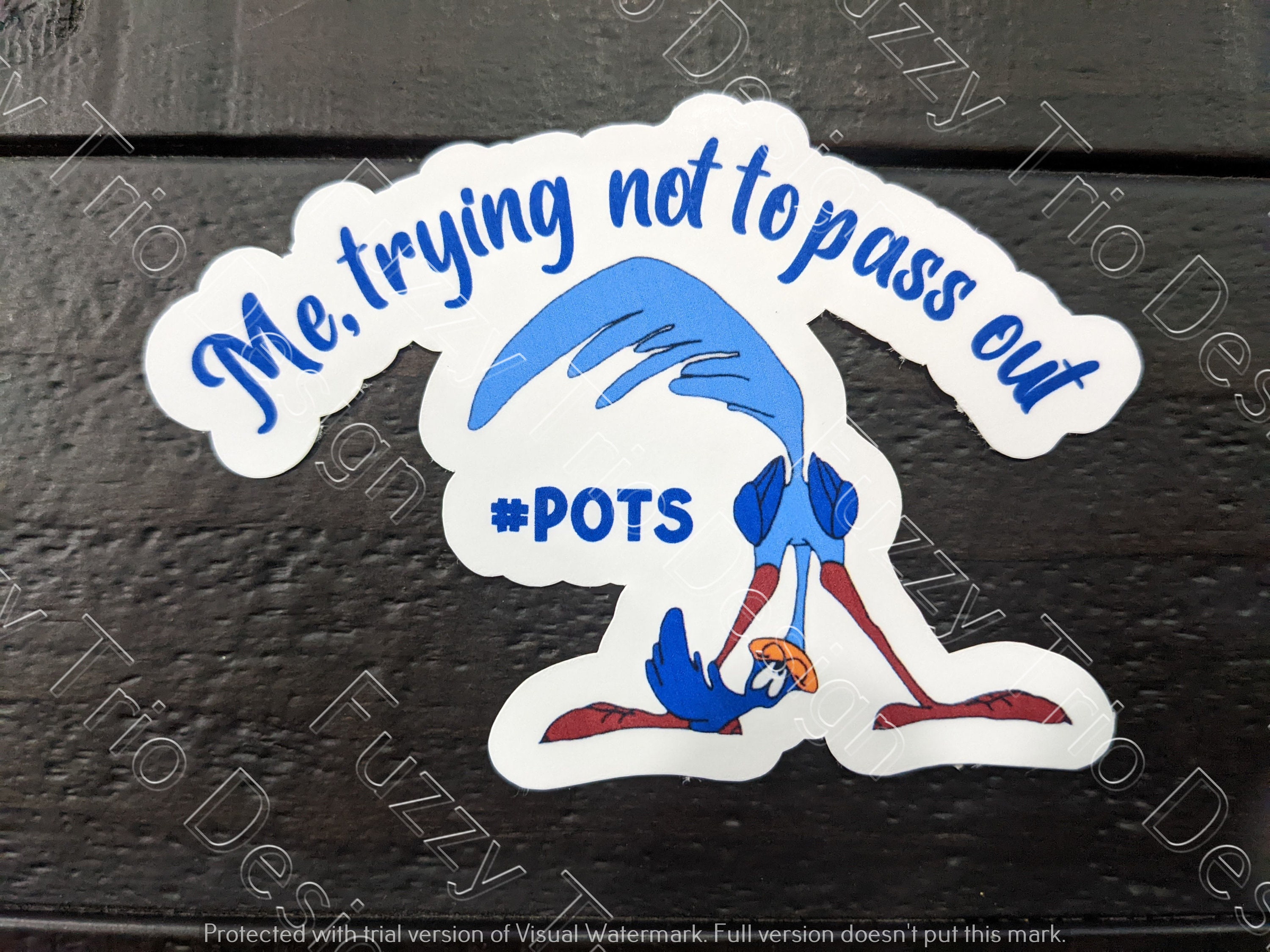 POTS Dysautonomia Stickers for All My POTSIES Out There | Etsy