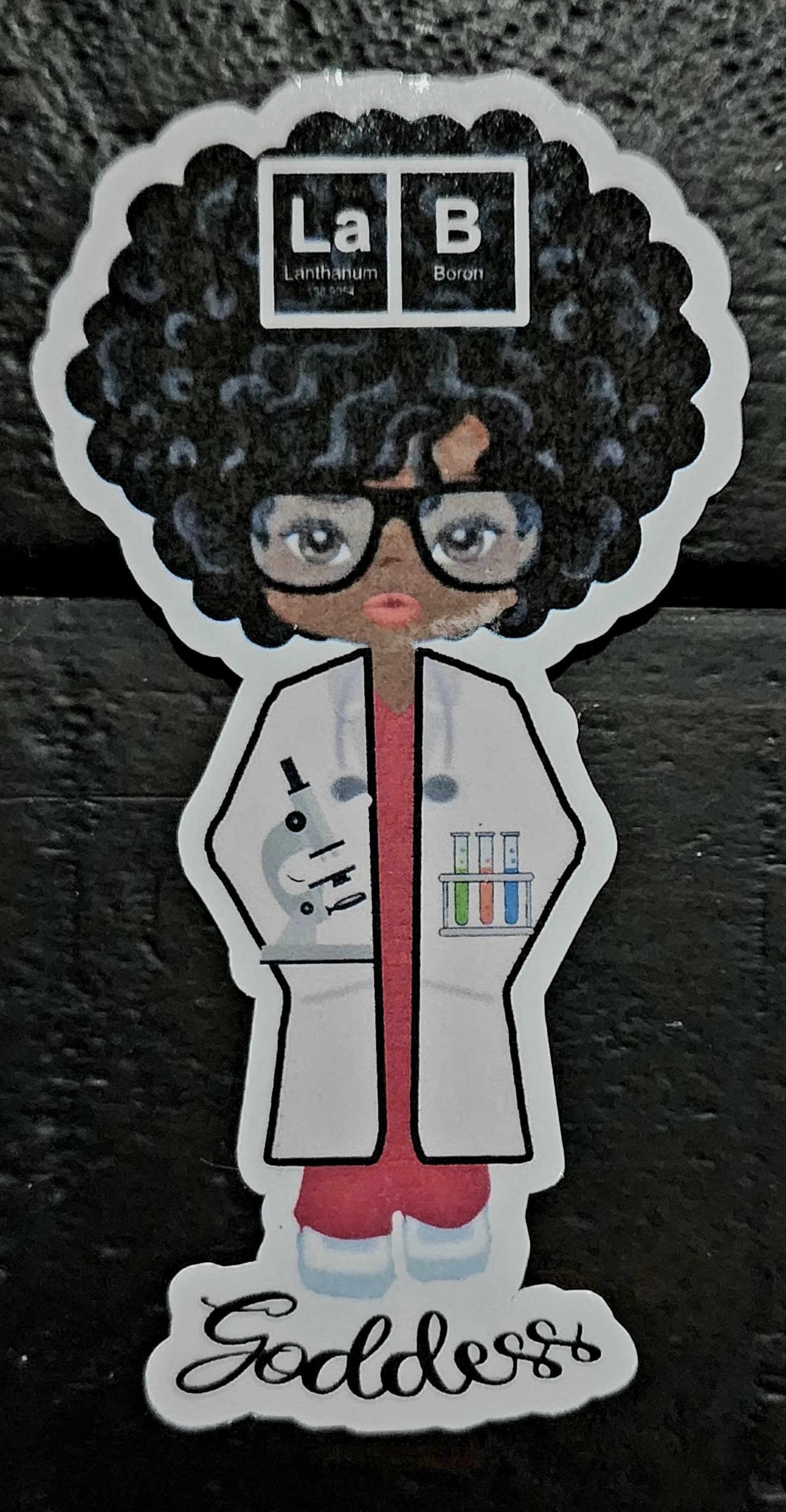 Lab Goddess Stickers Diversity Culture Skin Color B6G2 - Etsy