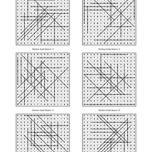 Number Code Search Puzzles - 300 Puzzles With Solutions | Printable ...