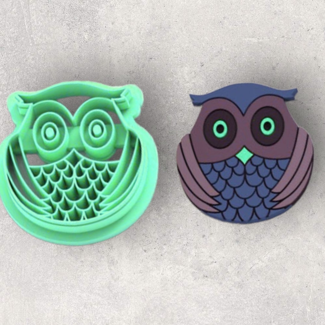Owl Clay Cutter| Polymer Clay Shape Cutter | Embossing Cutter |earring ...