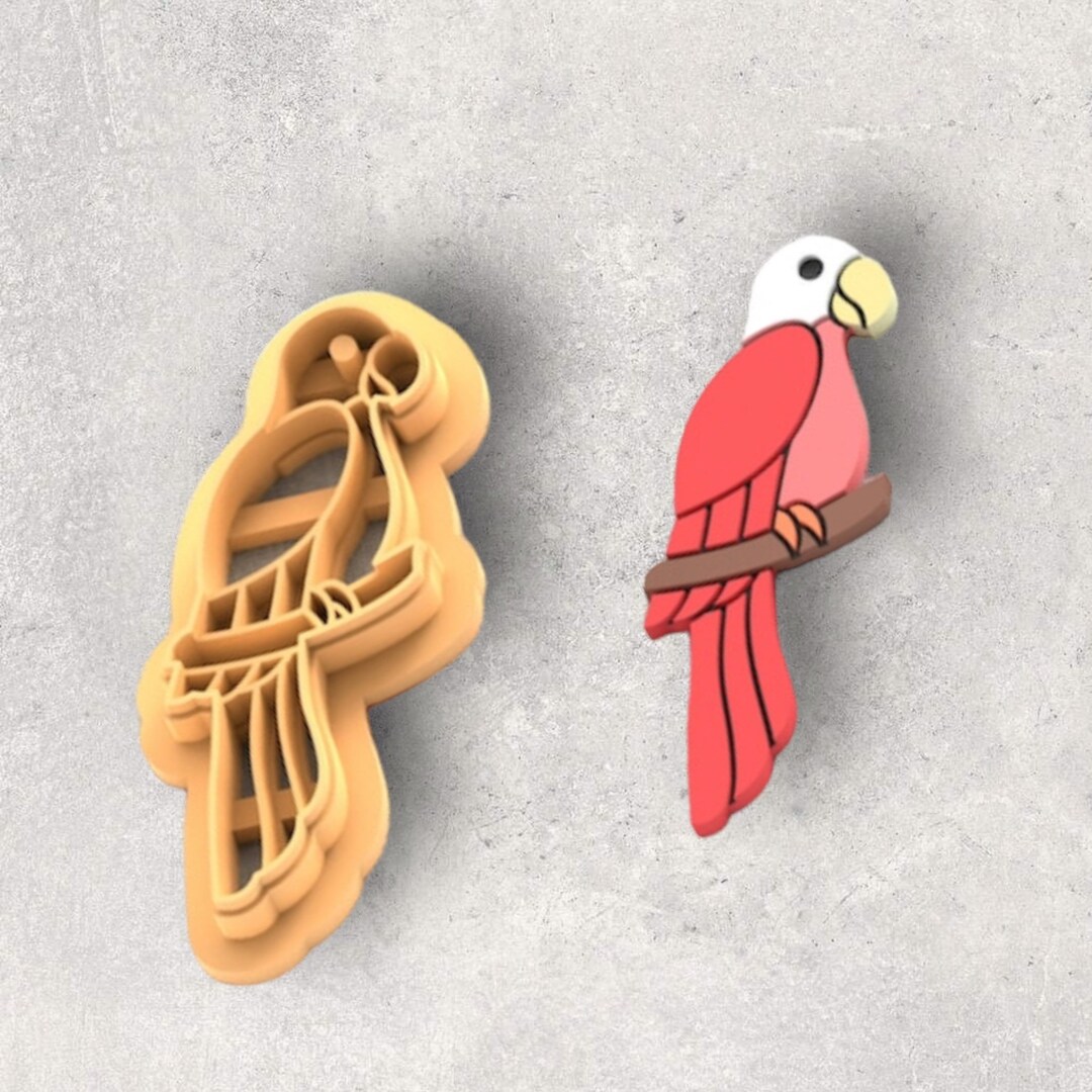 Parrot Clay Cutter| Polymer Clay Shape Cutter | Embossing Cutter ...