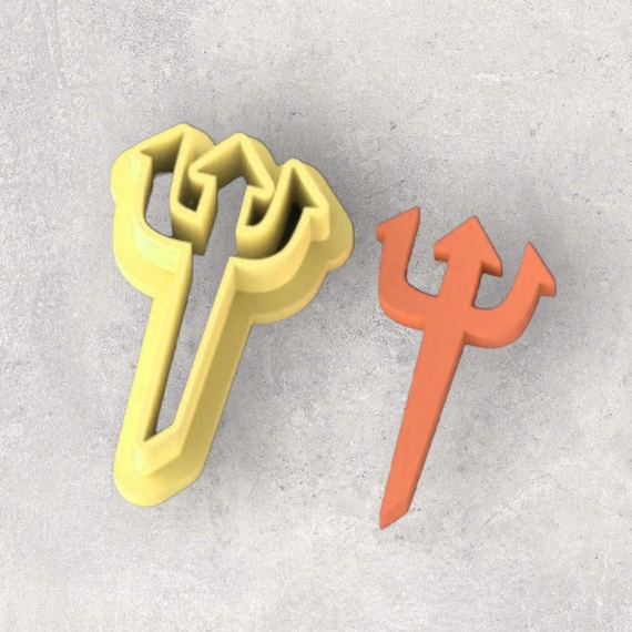 Halloween Pitch Fork Clay Cutter Polymer Clay Shape Cutter - Etsy