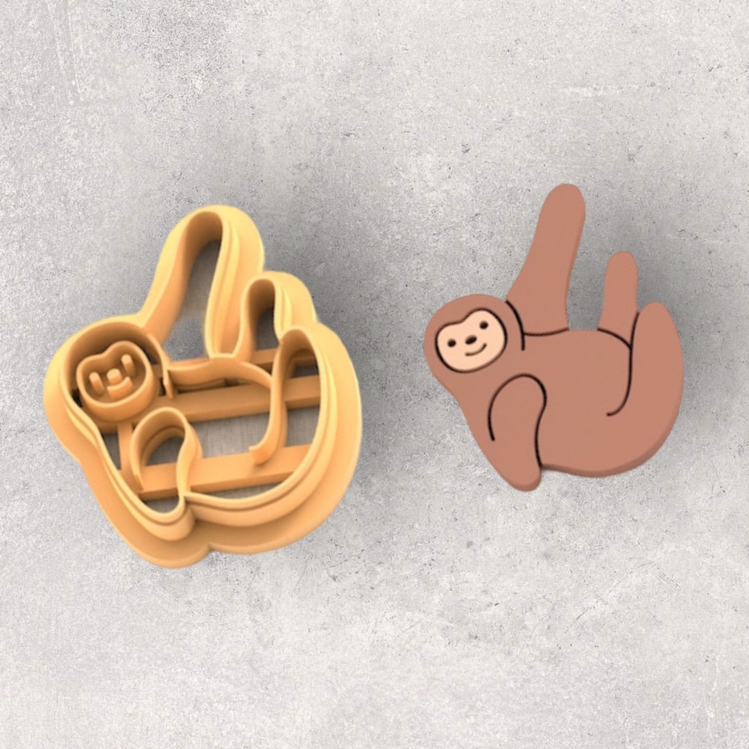 Sloth Clay Cutter| Polymer Clay Shape Cutter | Embossing Cutter ...