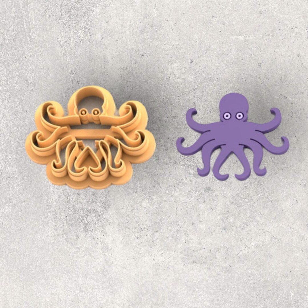 Octopus Clay Cutter Polymer Clay Shape Cutter Embossing Cutter earring ...