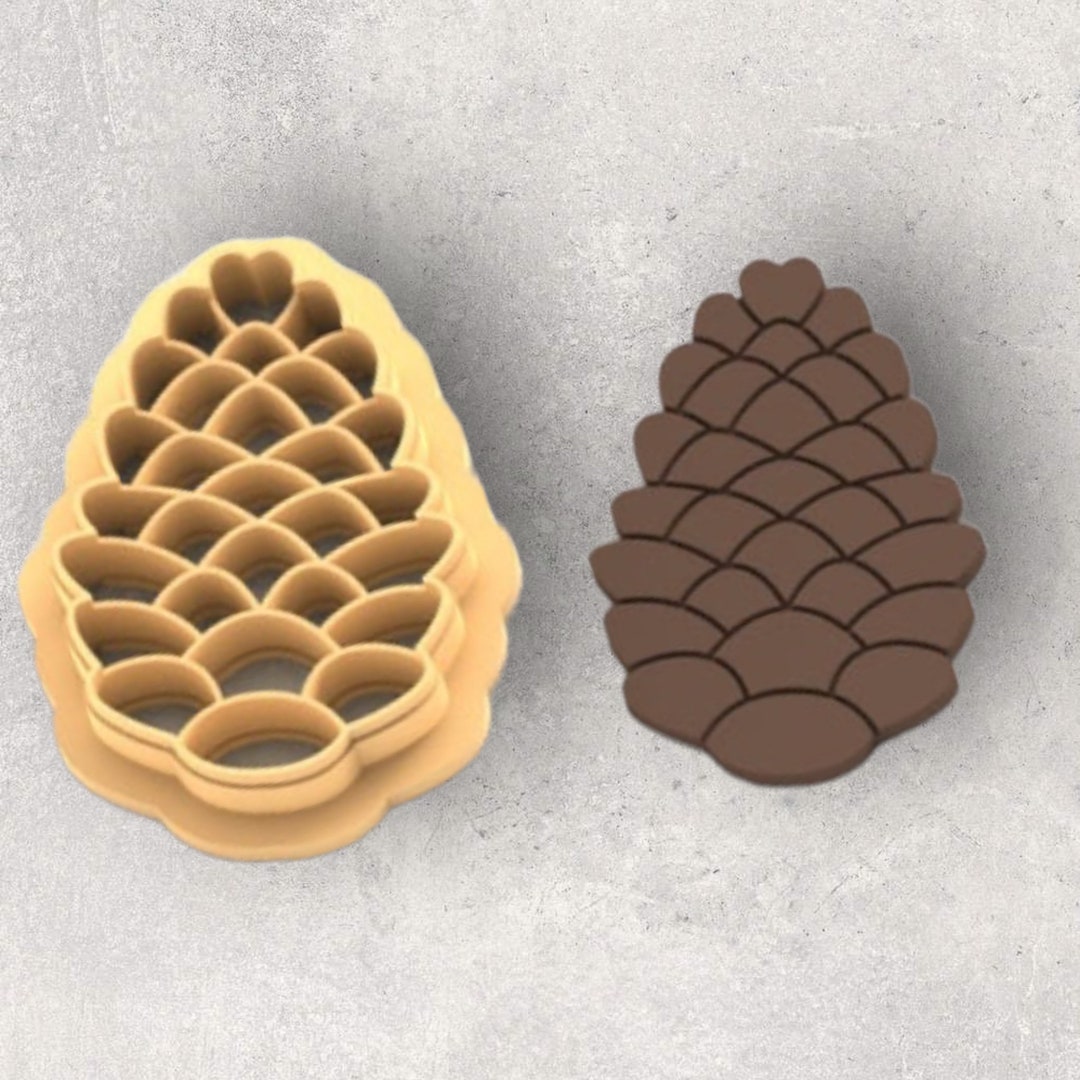 Pinecone Clay Cutter| Polymer Clay Shape Cutter | Embossing Cutter ...
