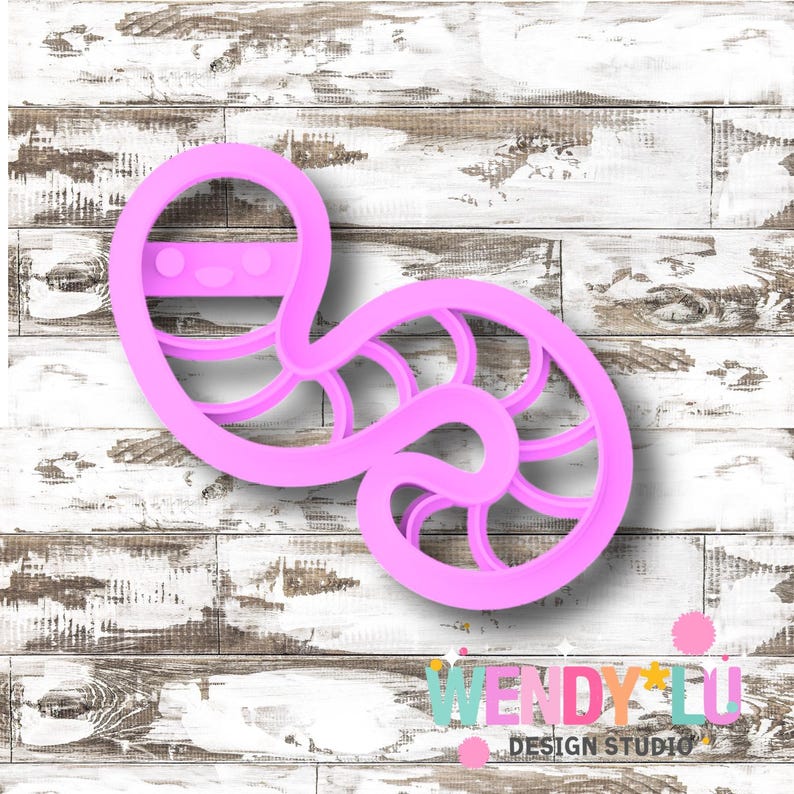 Tequila Worm Clay Cutter| Polymer Clay Shape Cutter | Embossing Cutter ...