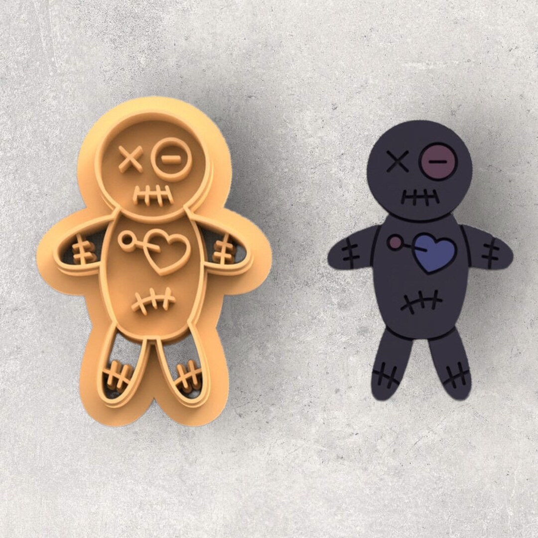 Mystical Occult Voodoo Doll Clay Cutter| Polymer Clay Shape Cutter ...