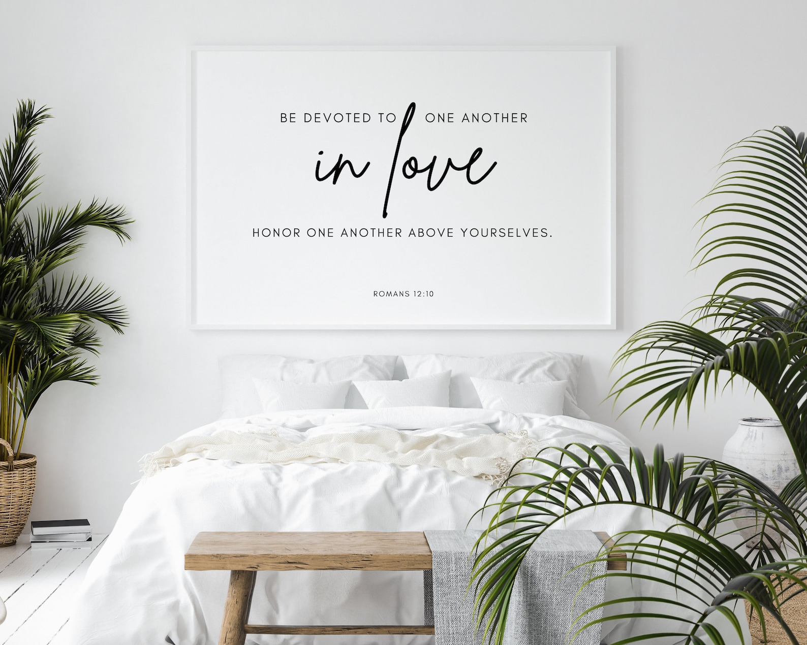 Be Devoted to One Another in Love, Bible Verses Printable, Romans 12:10 ...