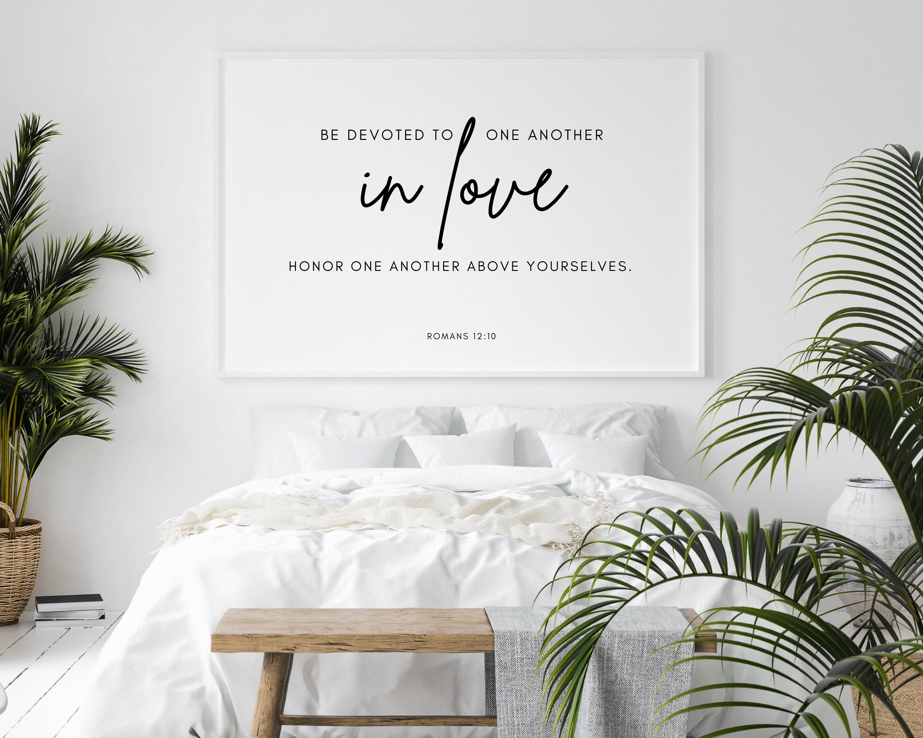 Be Devoted to One Another in Love, Bible Verses Printable, Romans 12:10 ...