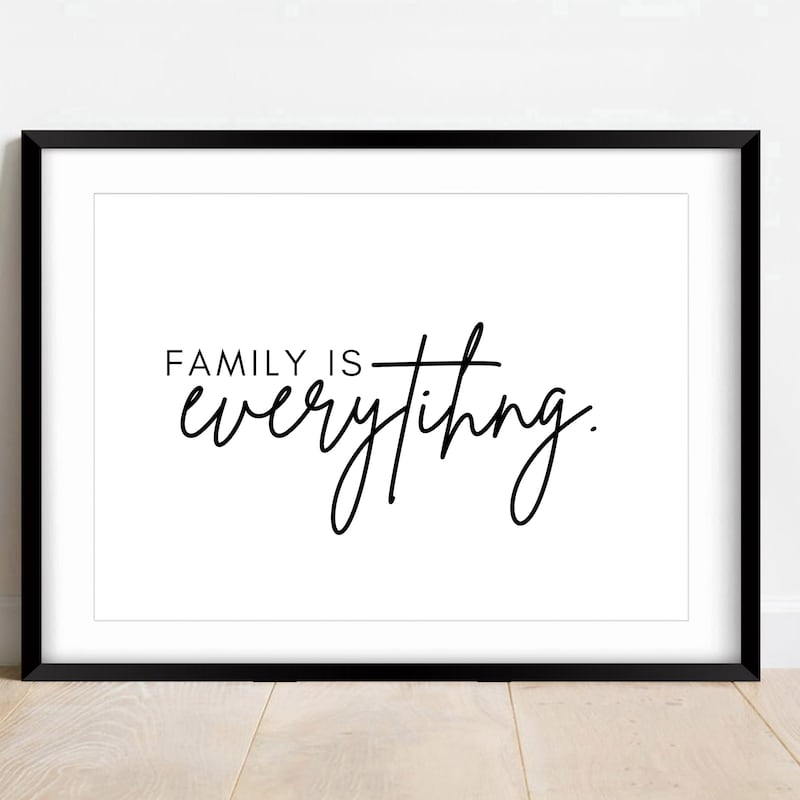 Family is Everything - Etsy