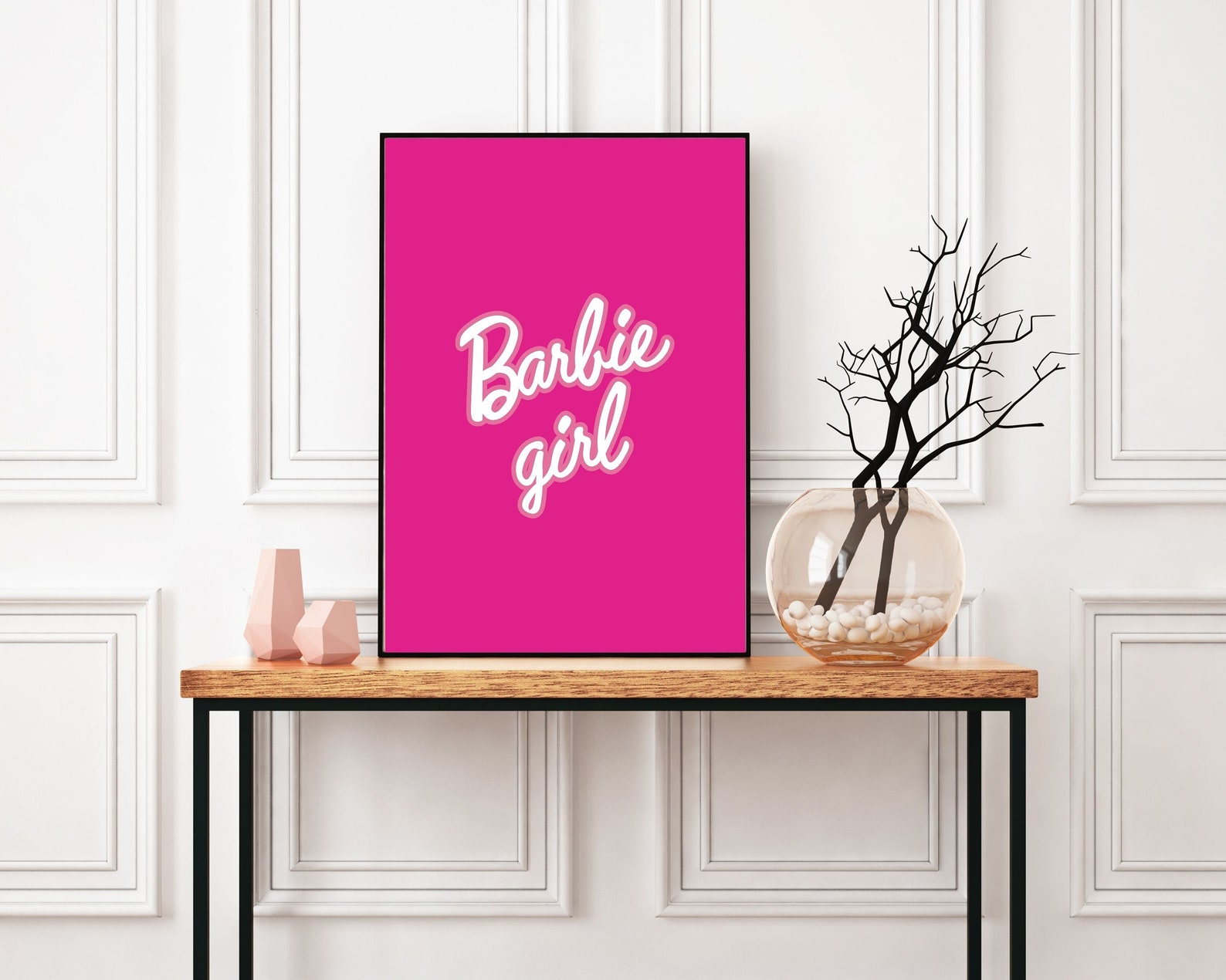 Barbie Inspired Wall Art Barbie Poster Barbie Print Pretty - Etsy