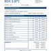 Navy Blue Receipt Template - EDITABLE & PRINTABLE Pdf/doc on Microsoft ...