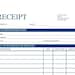 Navy Blue Receipt Template - EDITABLE & PRINTABLE Pdf/doc on Microsoft ...
