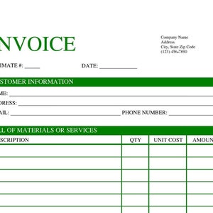 Microsoft Edge Invoice Template - Etsy