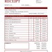Receipt Template | 4 Color Options | Zip File | EDITABLE & PRINTABLE ...