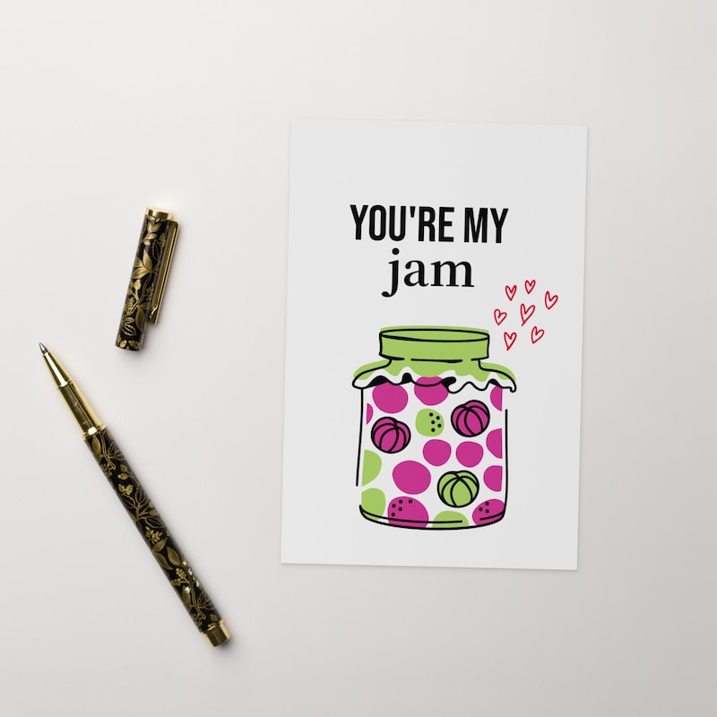 You're My Jam Card - Etsy