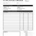 Purchase Order Template | 4 Color Options | Zip File | EDITABLE ...