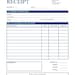 Navy Blue Receipt Template - EDITABLE & PRINTABLE Pdf/doc on Microsoft ...