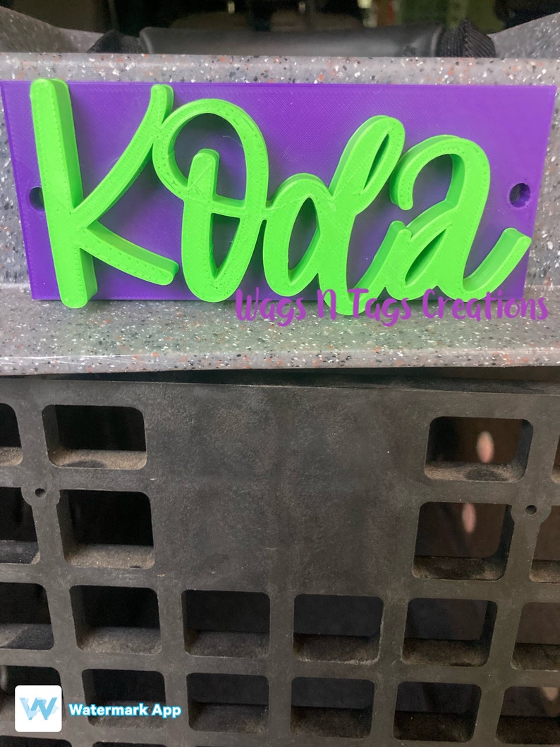 3D Printed Crate Tags - Etsy