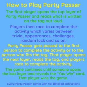Party Passer Birthday, a Group Unwrapping Game - Etsy