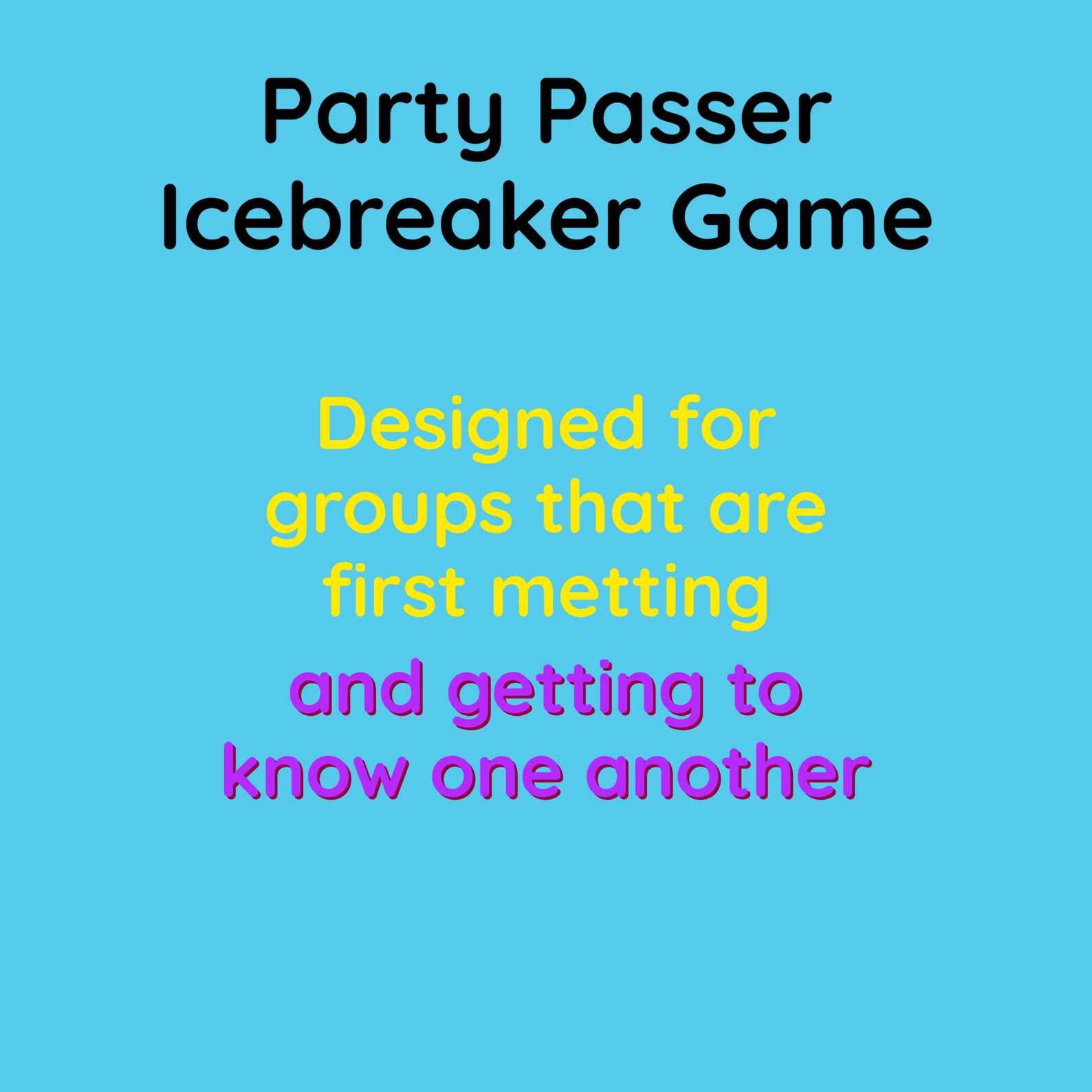 Party Passer Icebreaker Game a Group Unwrapping Game - Etsy