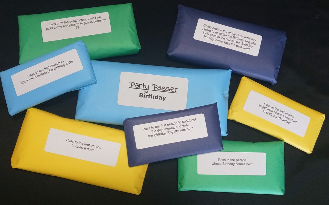 Party Passer Birthday, a Group Unwrapping Game - Etsy