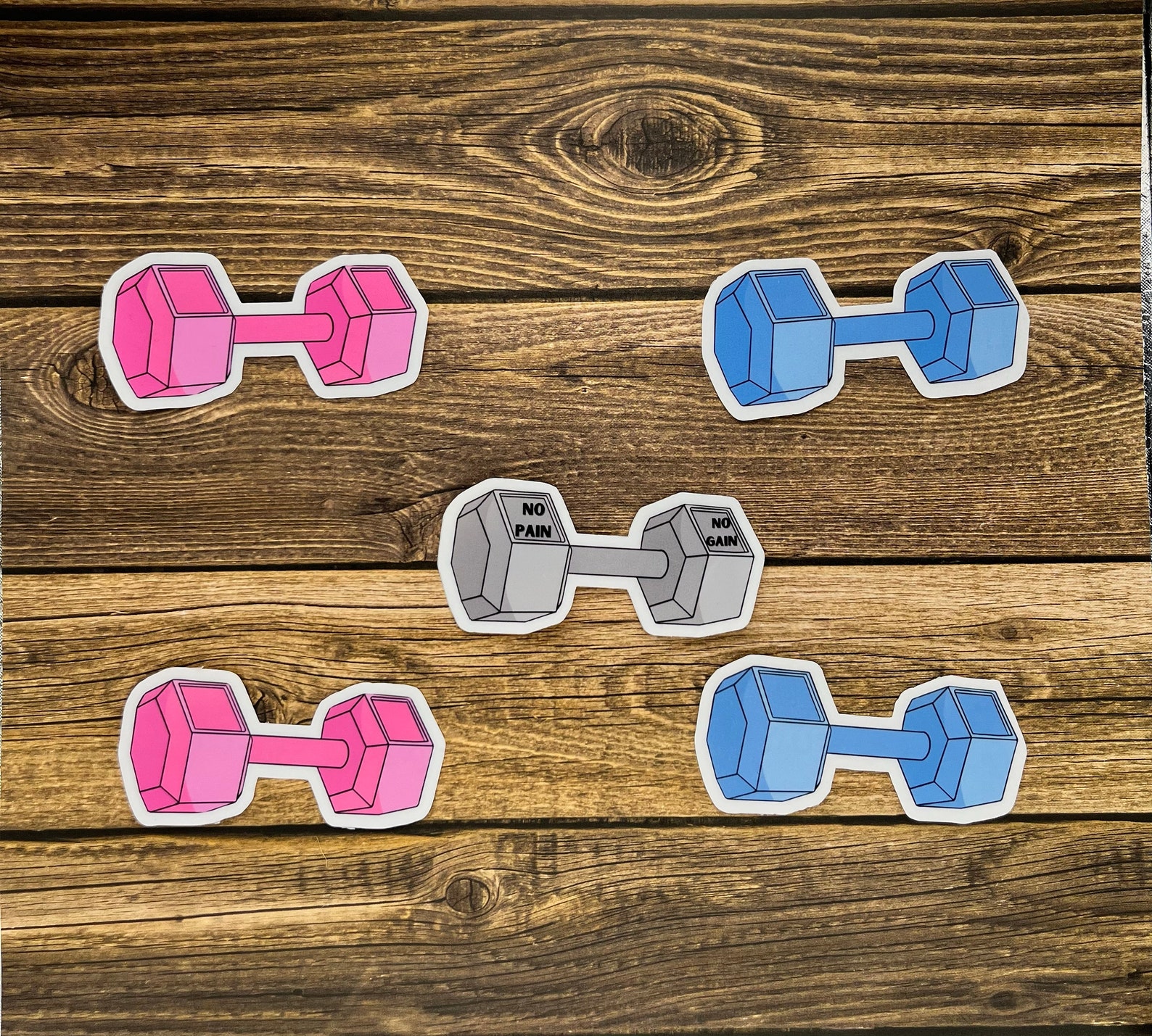 Dumbbell Sticker / Fitness Stickers / Gym Sticker / Water - Etsy