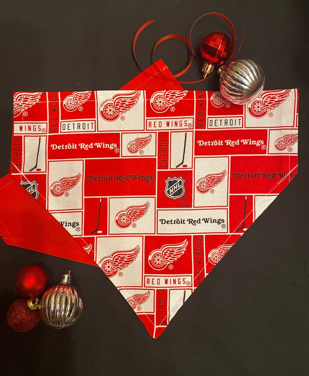 Reversible Pet Bandana Detroit Red Wings - Etsy