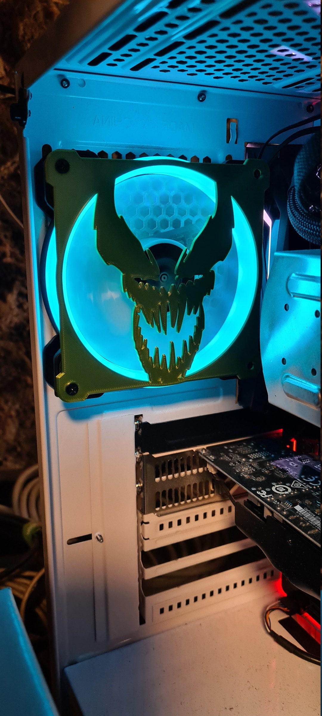 Fan Cover Venom 120 Mm Computer/pc - Etsy