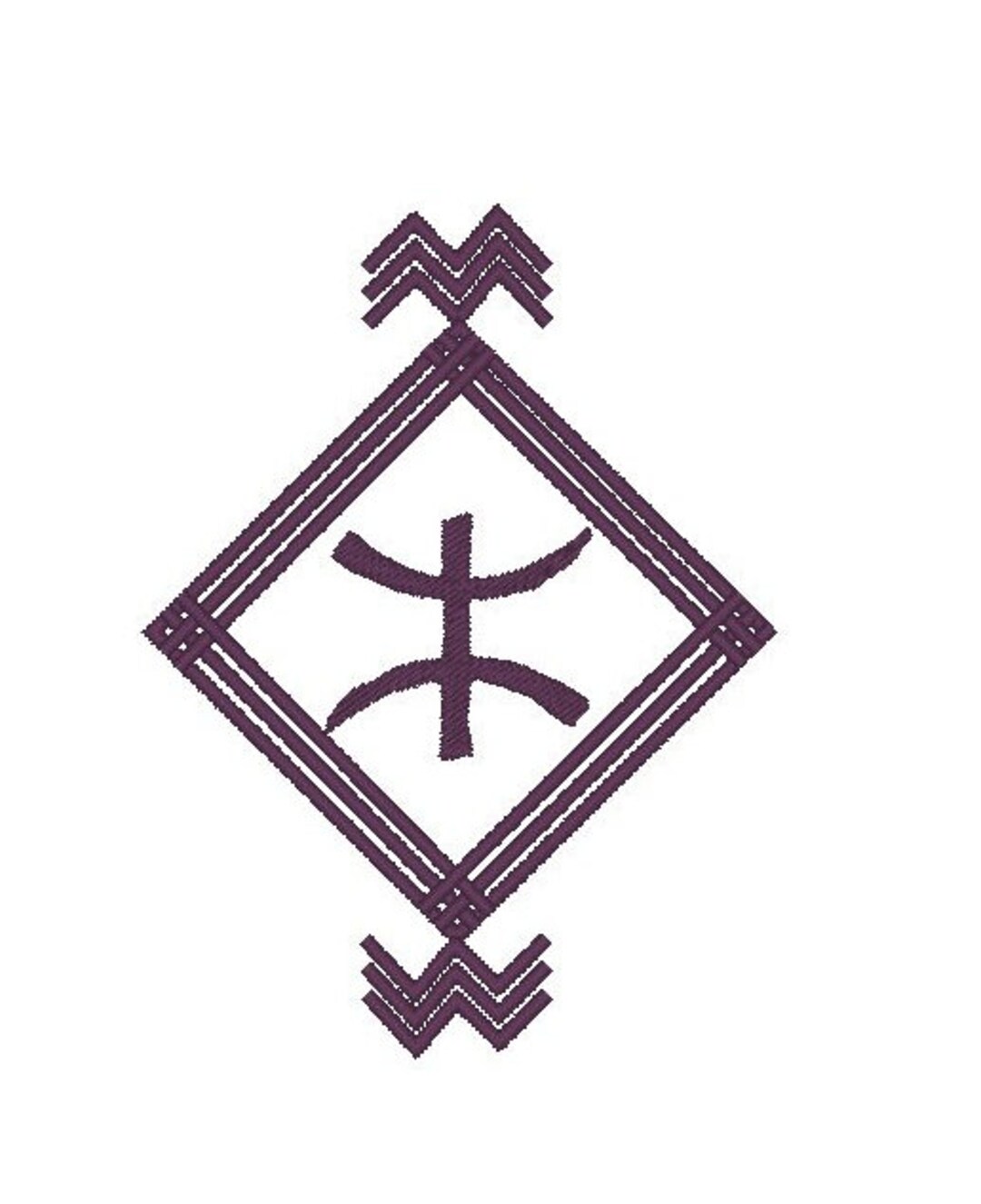 Berber Embroidery Pattern, Amazigh Pattern, Moroccan Embroidery, Decoration, Cross Stitch ...