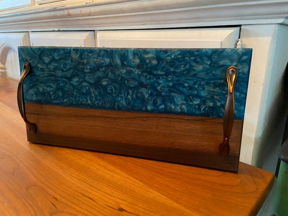 Deep Sea Blue Charcuterie Trays - Etsy