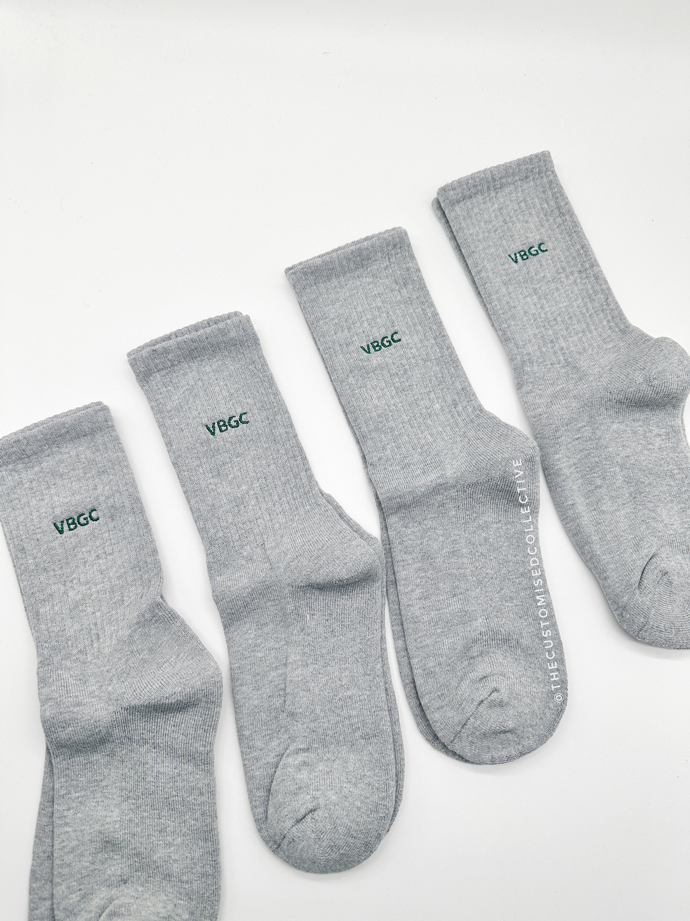 Personalized Initial Socks: Custom Embroidered Monogram Gift - Etsy ...