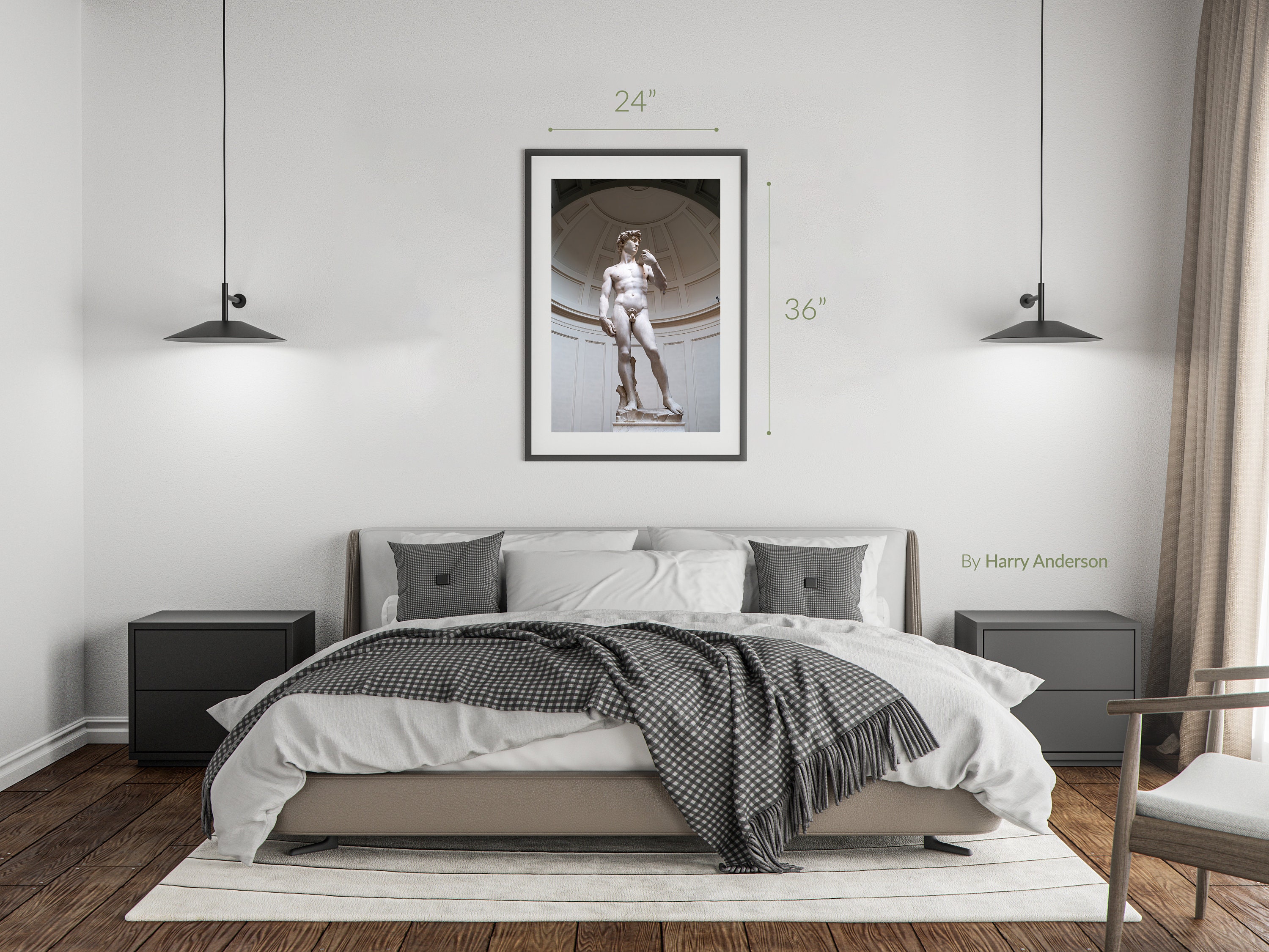 Marble Statue of David Italy Fine Art Canvas - Etsy