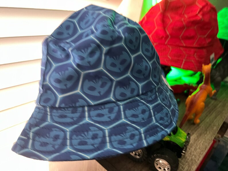 PJ Masks Bucket Hats catboy Gekko & Owlette - Etsy
