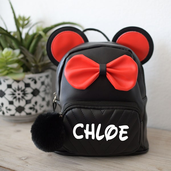 Minnie Mouse Backpack - Etsy