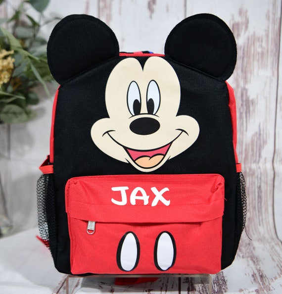 Personalized Mickey Mouse Backpack Cute Custom Mickey Polka - Etsy